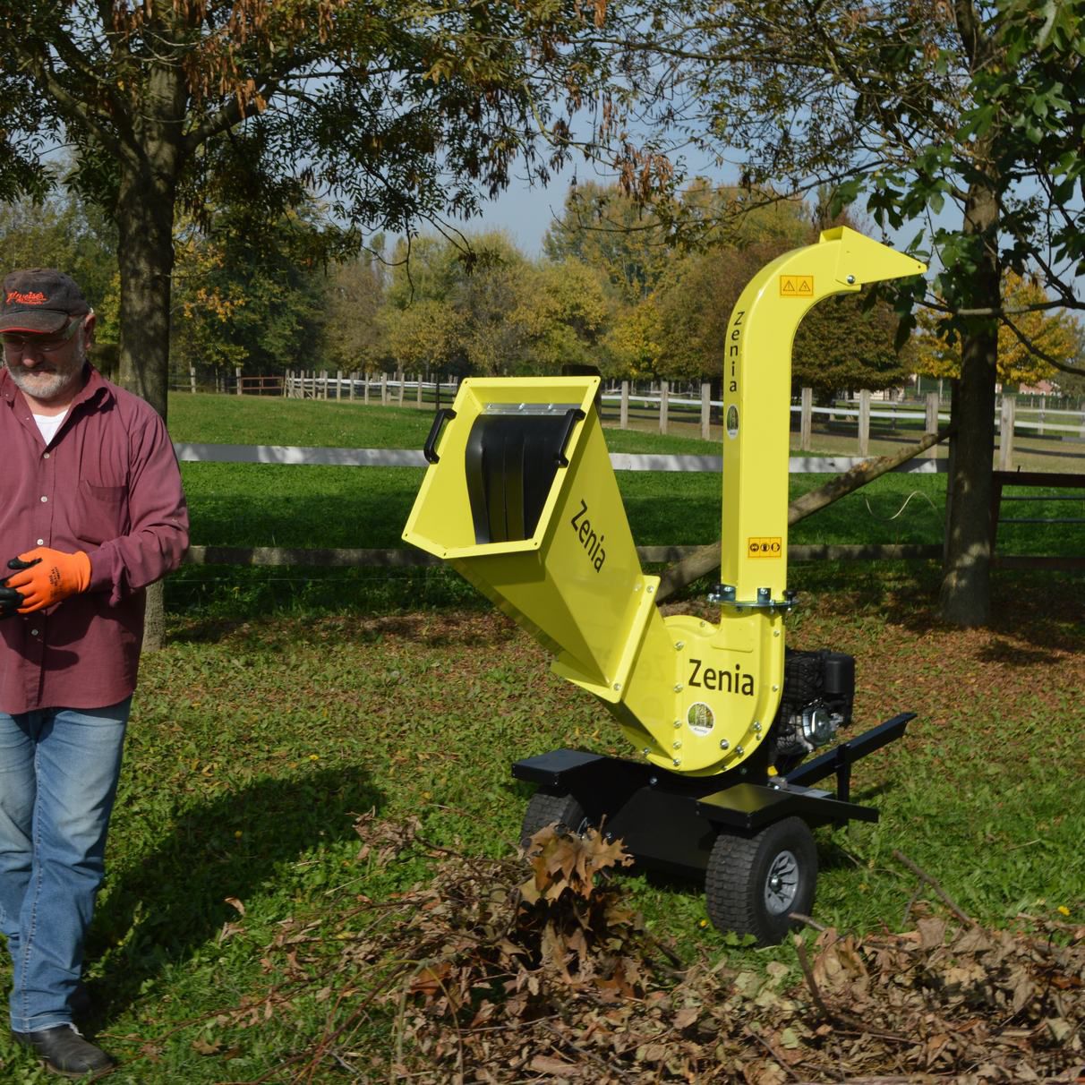 Broyeur de branches tracté - Zenia - AGRINOVA Srl - porté / essence