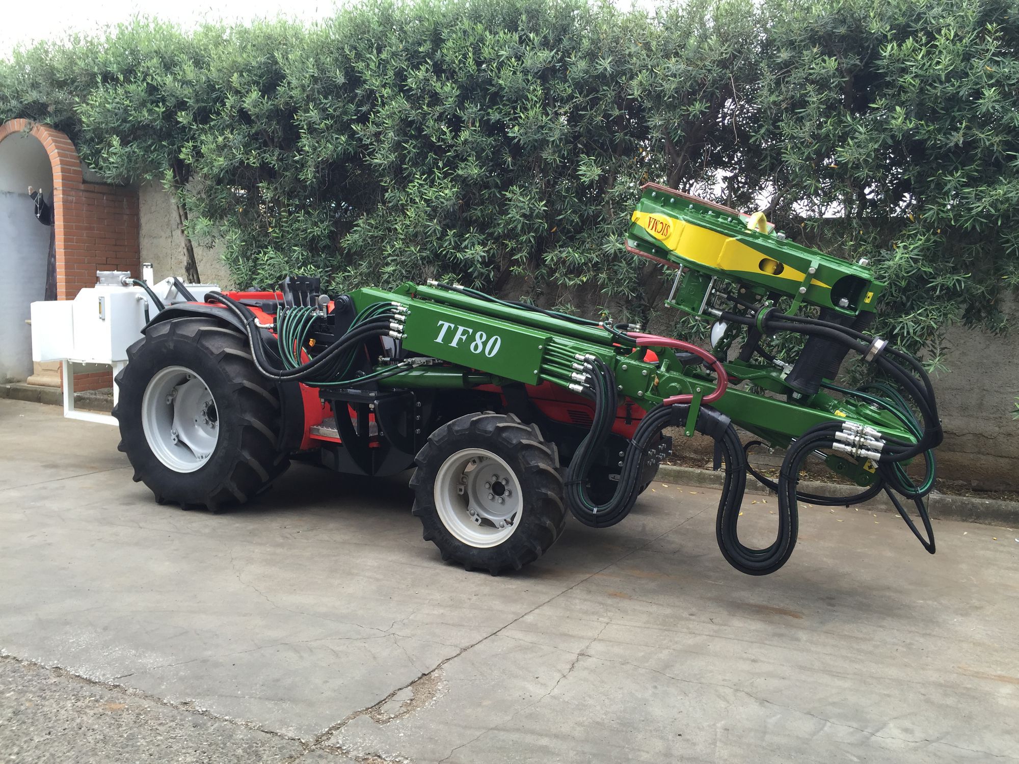 Vibreur arboricole de fruits - Telescopic TF80 - SICMA Srl - porté / hydraulique