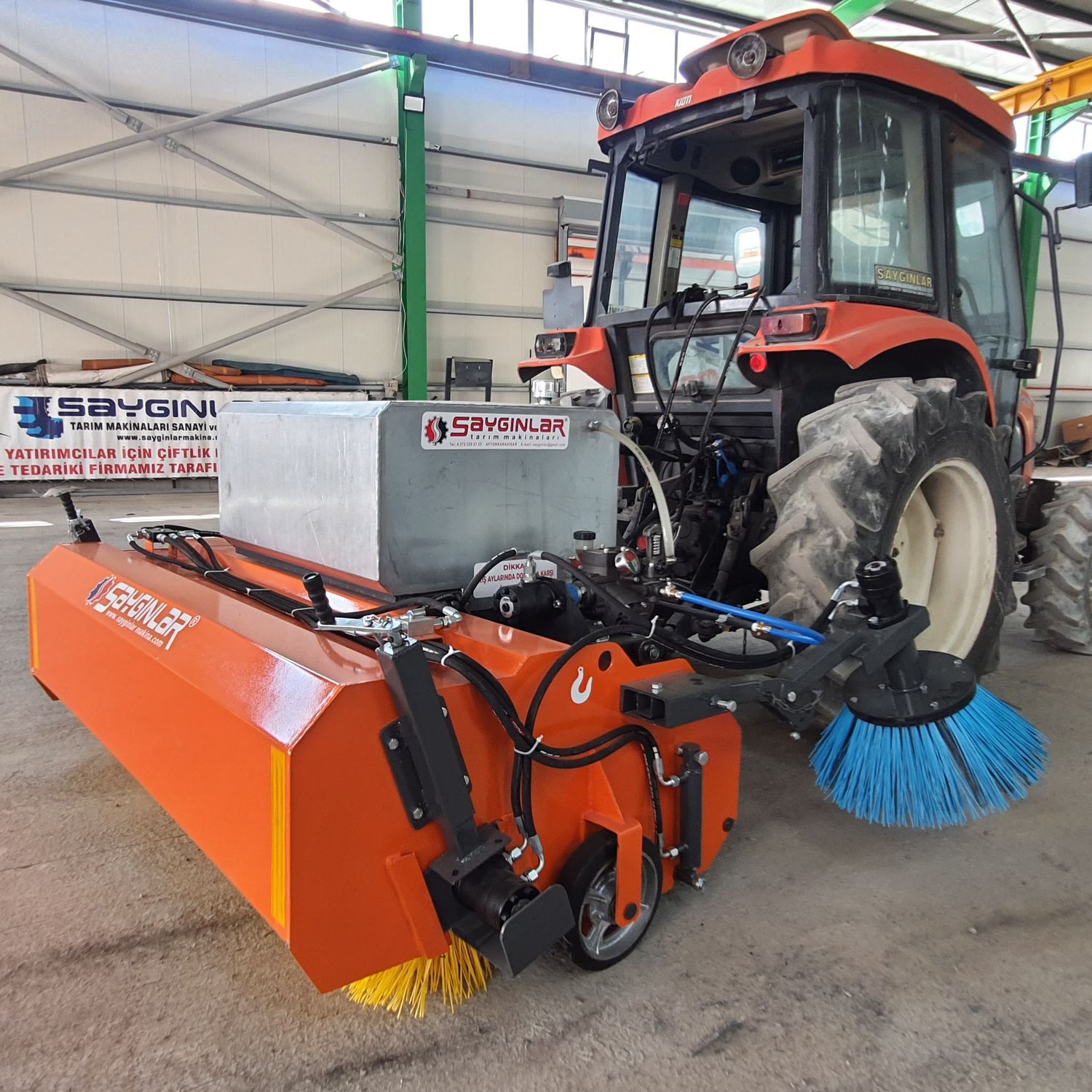 Balayeuse montée sur tracteur - FULL - Sayginlar Agriculture Machinery ...