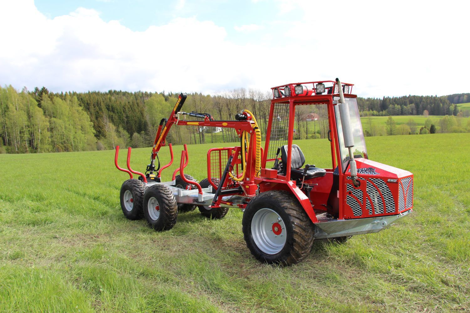 Porteur forestier compact - Bison 10000 - Kranman AB