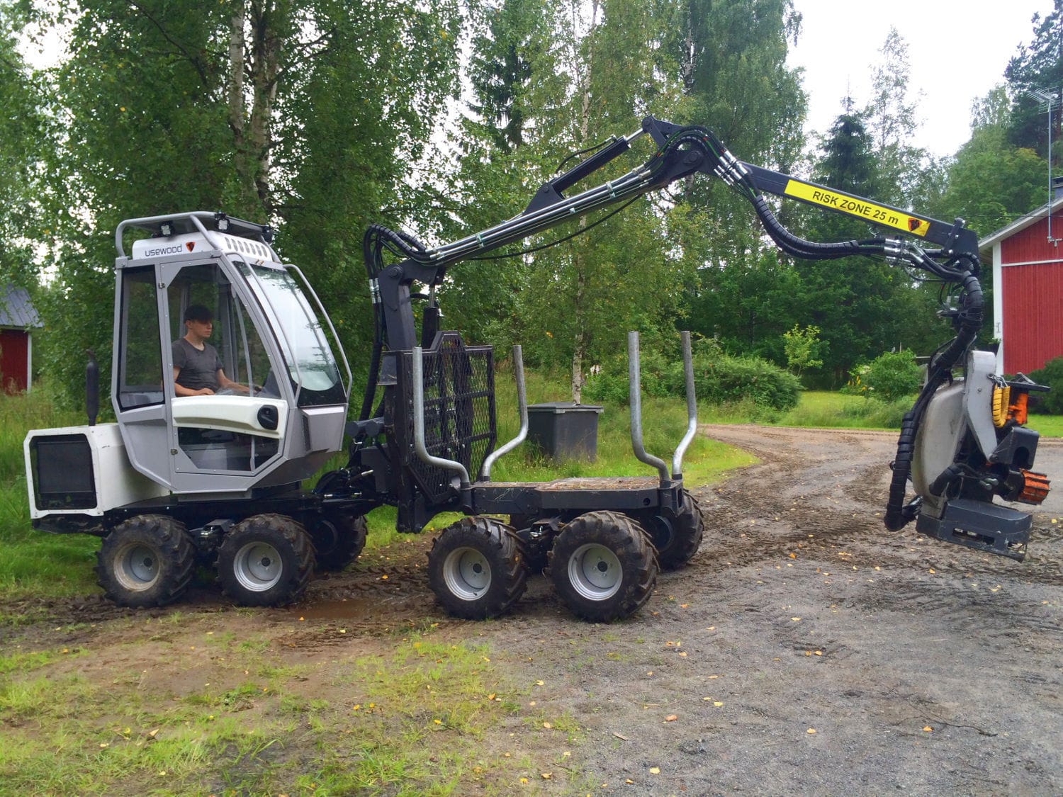 Porteur forestier - Combi Master - Usewood Forest Tec Oy