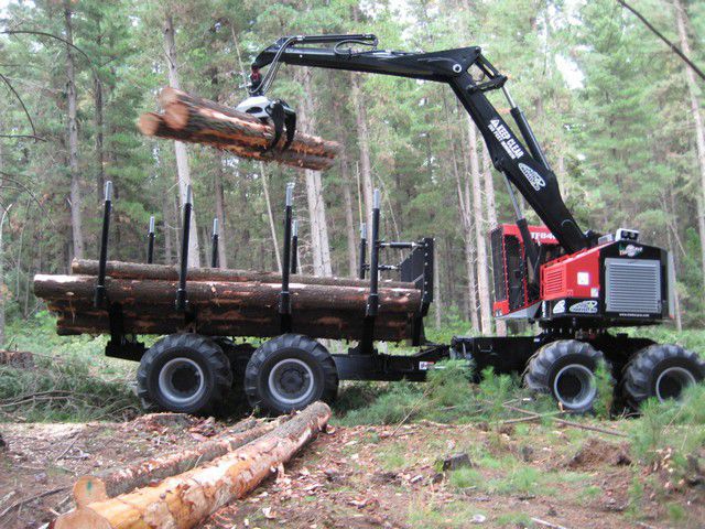 Porteur forestier compact - 830D,804D - Timberpro - Vidéos