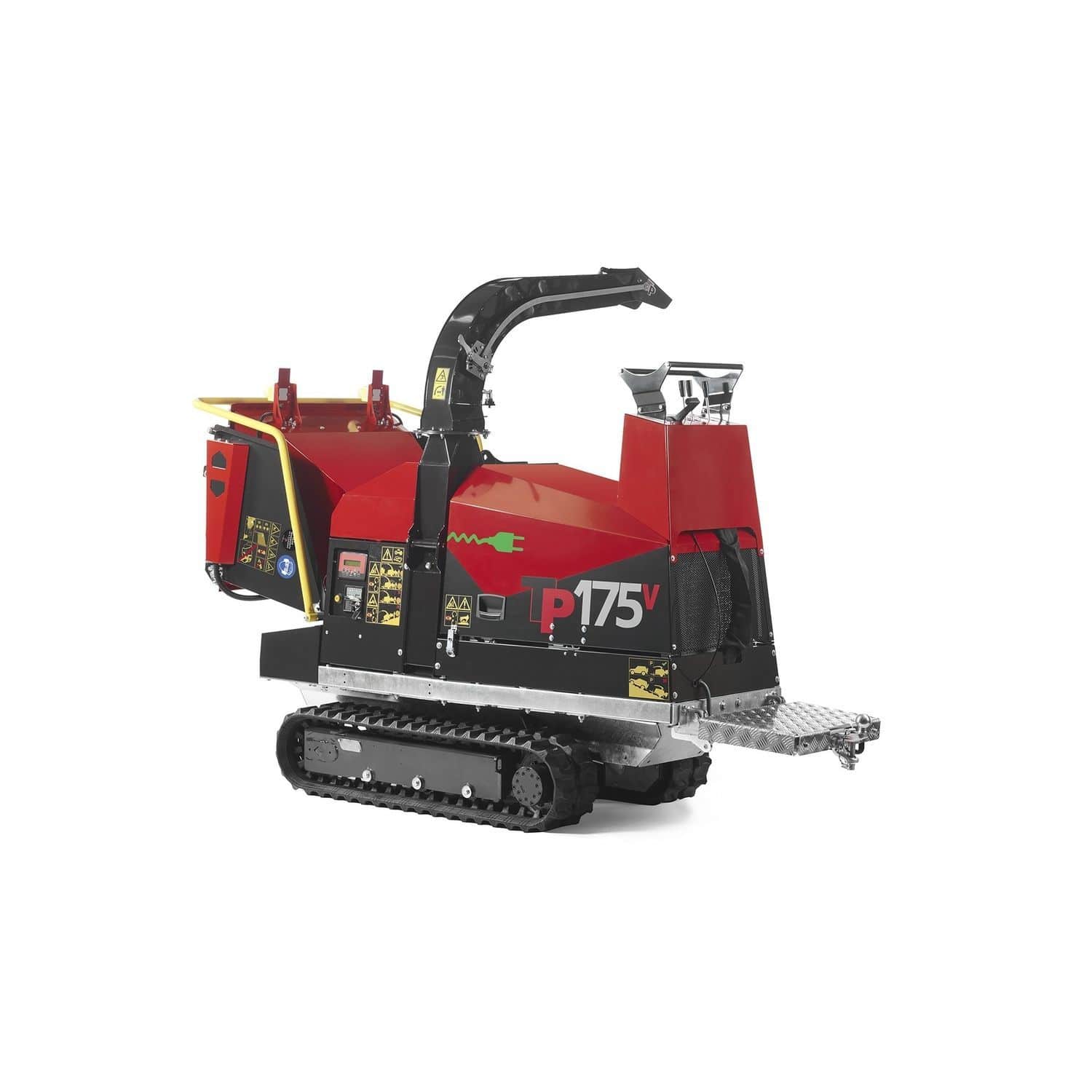 Broyeur de branches automoteur - 175 Track ZE - Linddana A/S - à moteur diesel / électrique / à ...