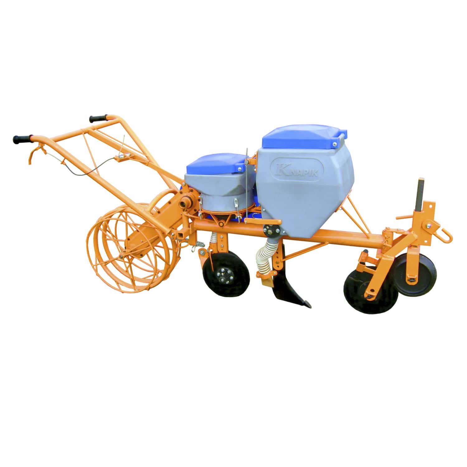 Semoir manuel à trémie - plantknapik - à 1 rang / traîné / non-labour