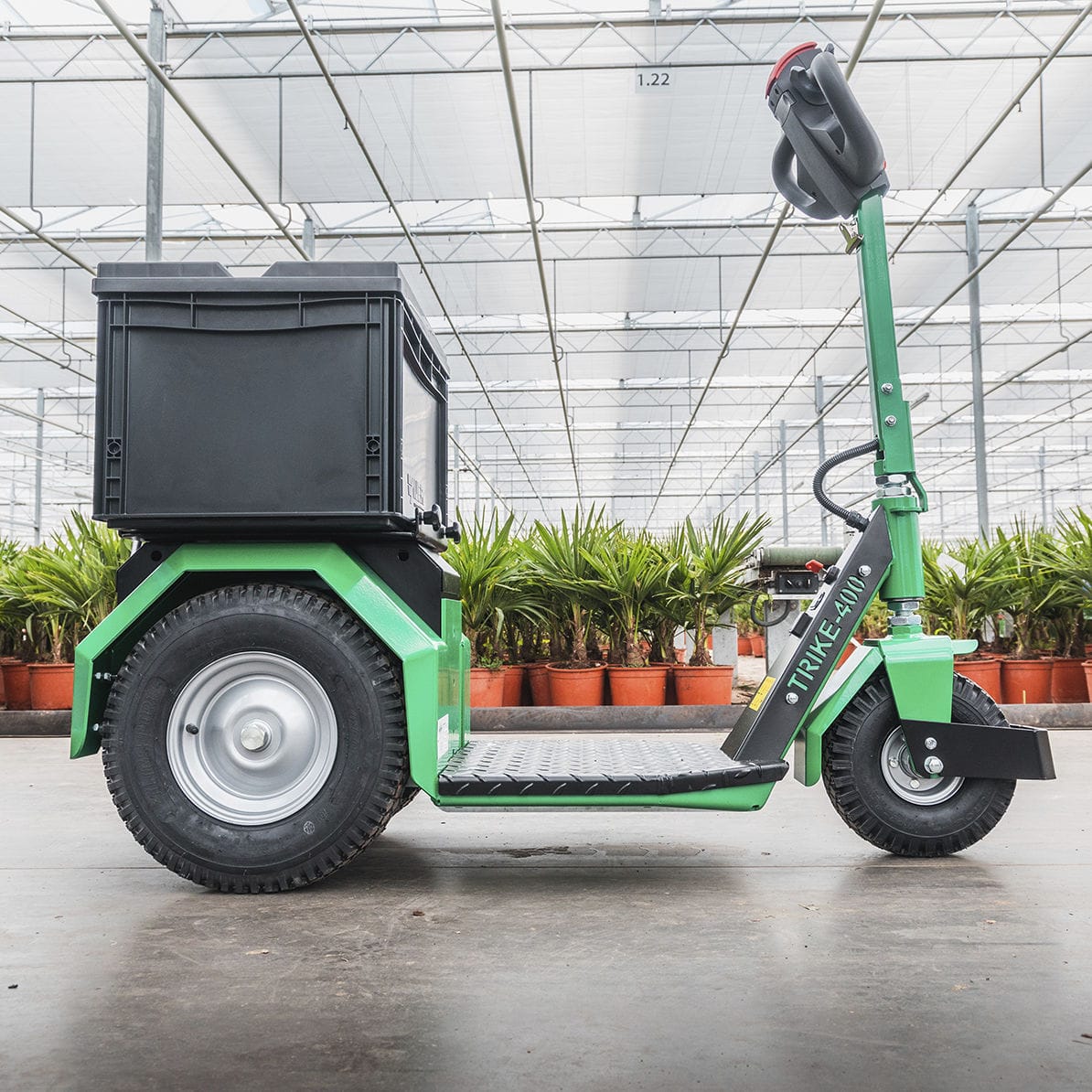 Véhicule de manutention électrique pour serre - Trike series - Metazet FormFlex