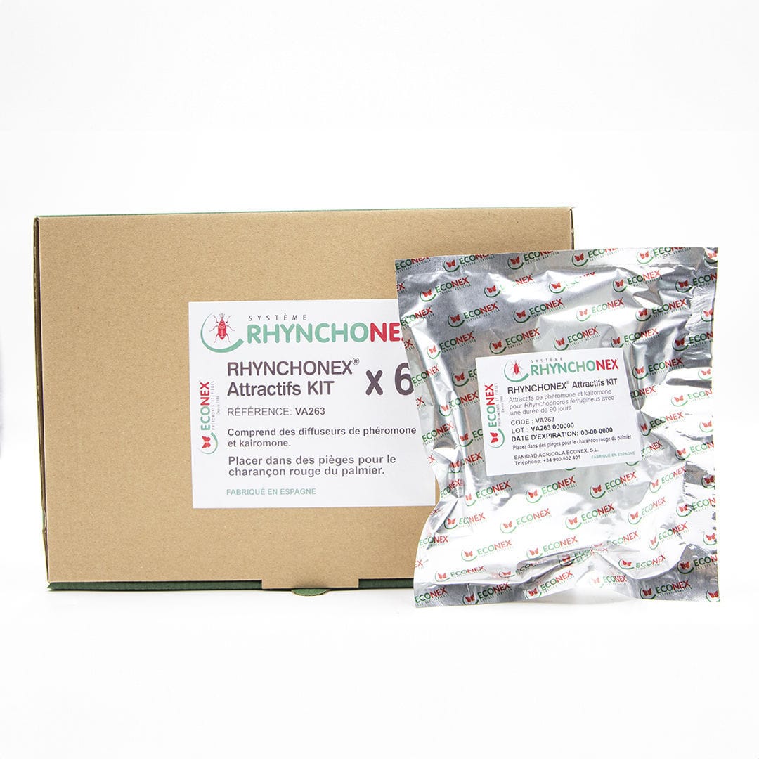 Capsule de phéromone contre les coléoptères - RHYNCHONEX® ATTRACTIFS ...