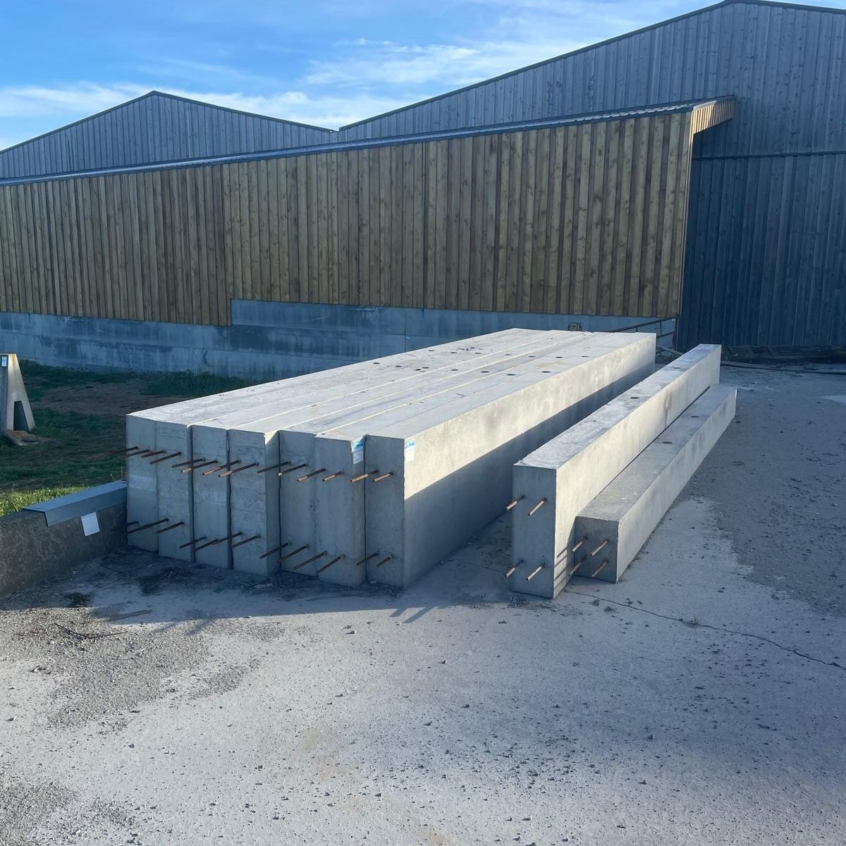 Mur de stockage en béton - LONGRINE - Féret Préfa Béton - préfabriqué