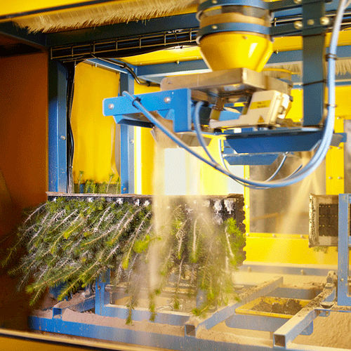 Machine de traitement de semences avec système d'enrobage - CONNIFLEX ...