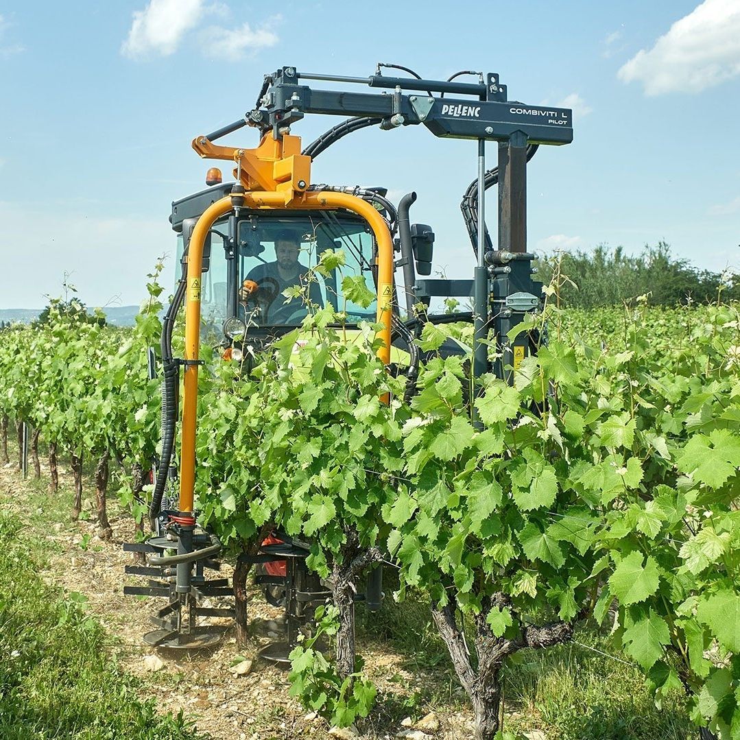 Mechanical deleafer - E3050 - Pellenc - flexible finger / 2-row ...