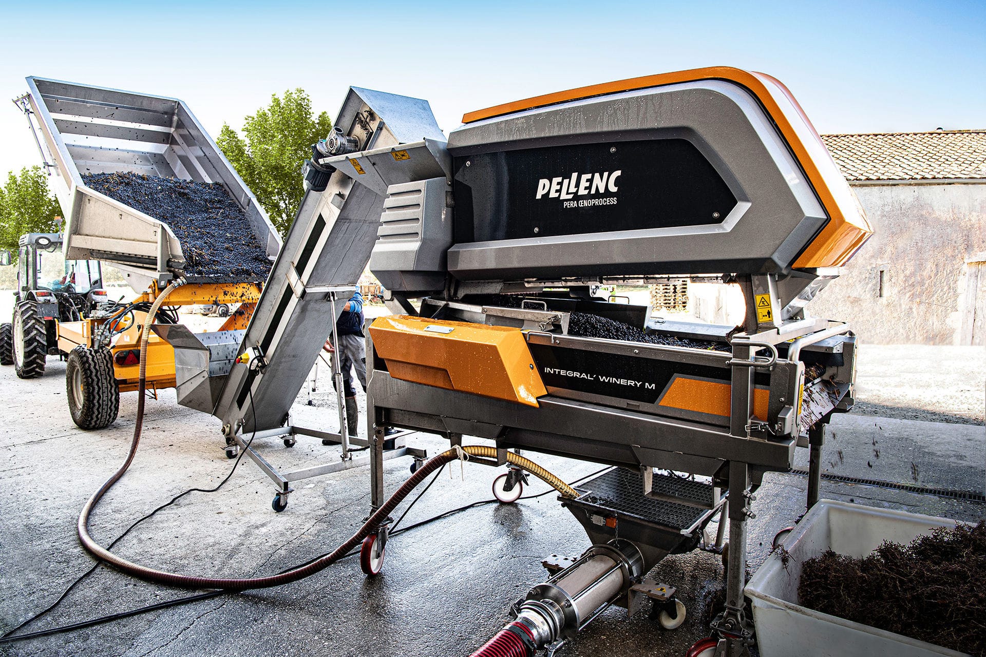 Vineyard destemmer - INTEGRAL' WINERY - Pellenc - with sorter