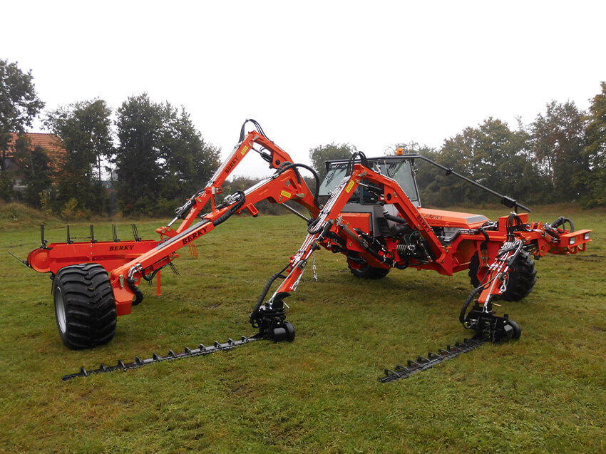 Slope reach mower - 2200 - Berky GmbH - self-propelled / sickle bar ...