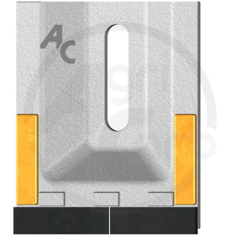 Rectangular scraper - GAM0085 - AGRICARB s.a.s - compatible for Amazone