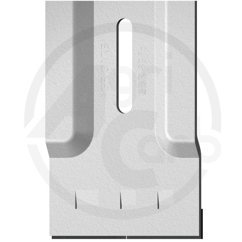 Packer roller scraper - GBR8975 - AGRICARB s.a.s - compatible for ...