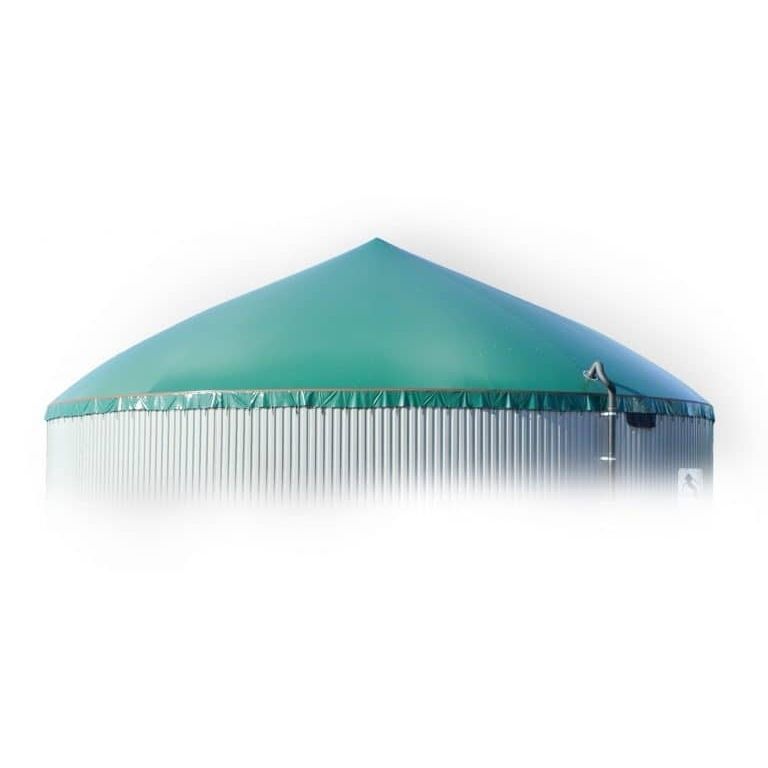 Slurry protective cover - agriKomp GmbH - polyester / biogas / double ...