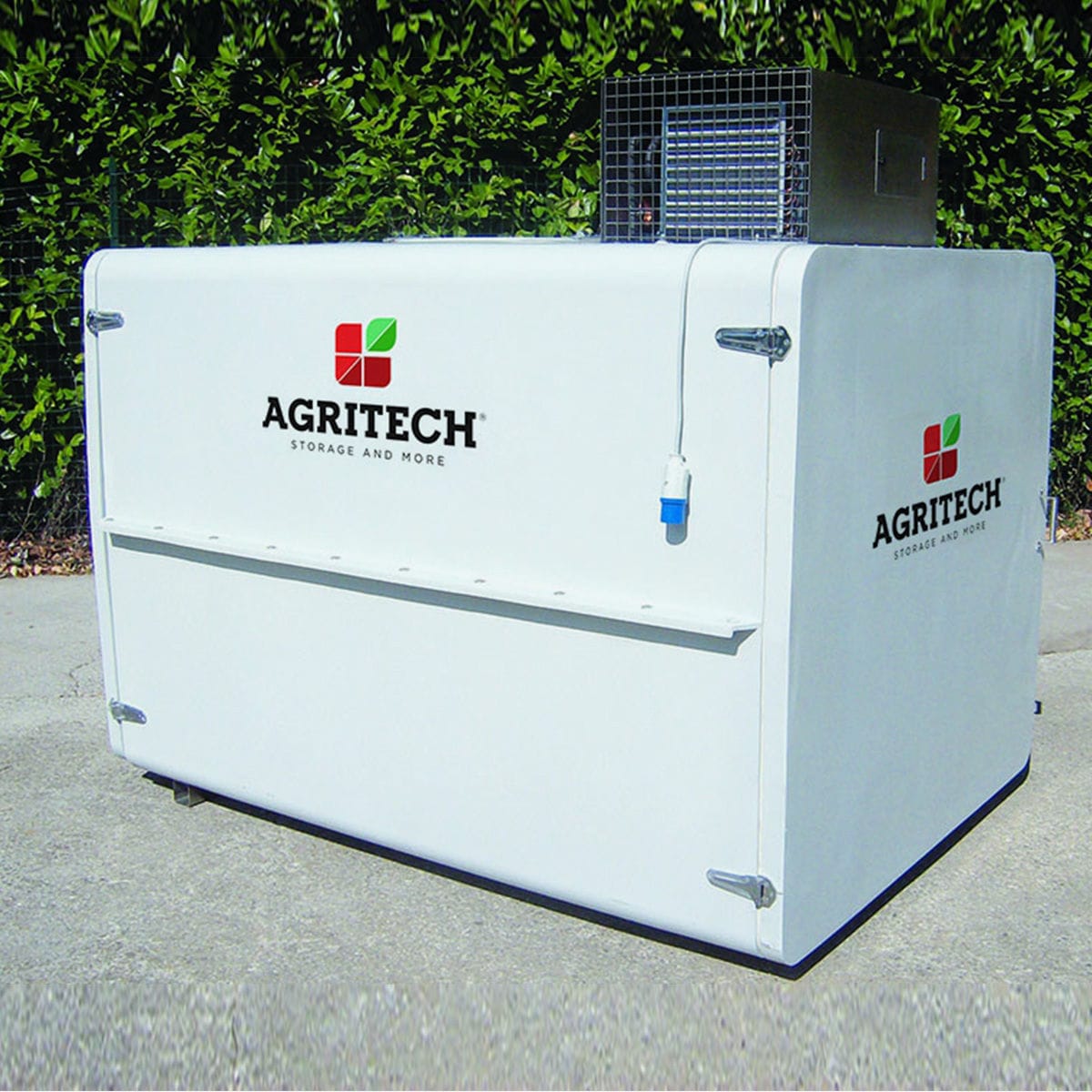 Stainless steel waste bin - AGRICOOL 120 - AGRITECH S.R.L. - steel ...