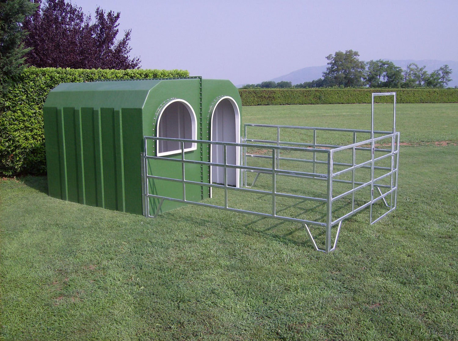 Livestock hutch - EQUIBOX - AGRITECH S.R.L. - for horses / individual ...