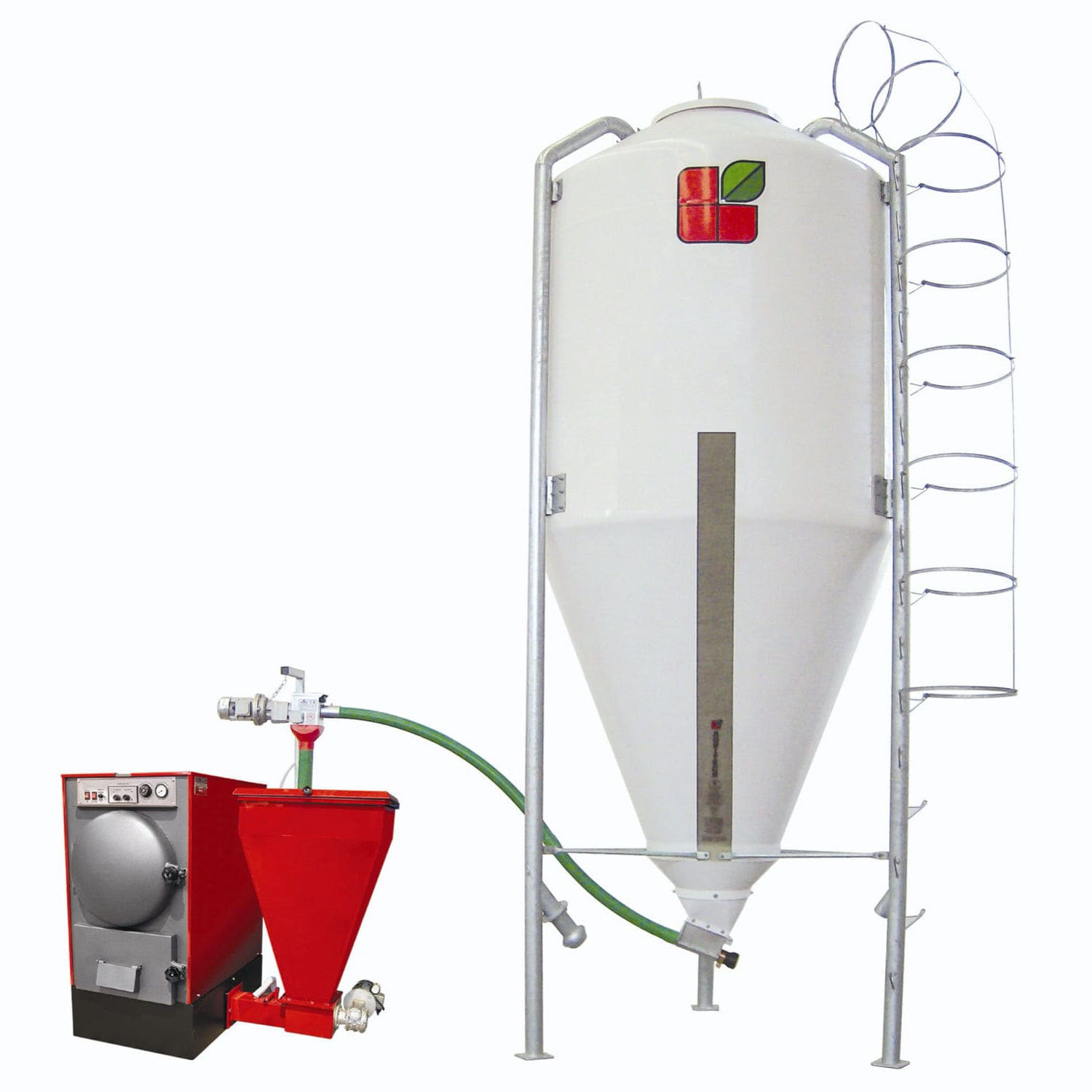 Grain silo - PELLET - AGRITECH S.R.L. - for animal feed / fiberglass ...