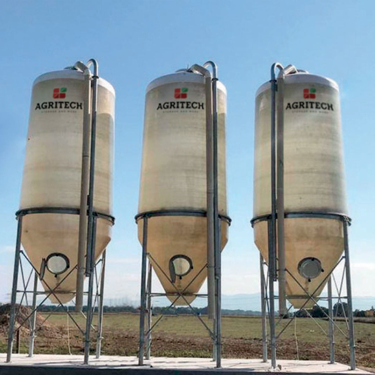 Grain silo - SIA AN series - AGRITECH S.R.L. - for animal feed ...