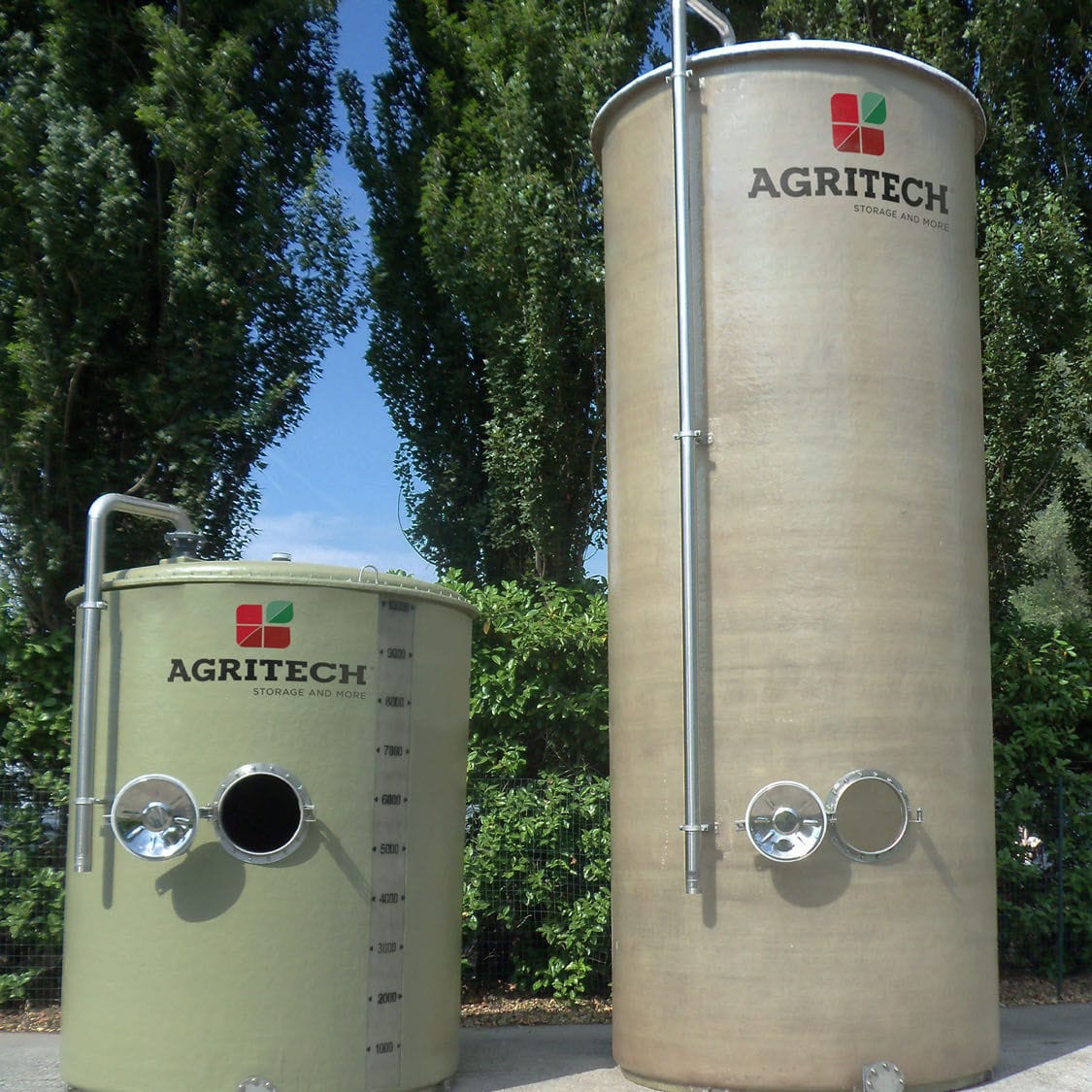Water tank - CICA series - AGRITECH S.R.L. - modular / fiberglass