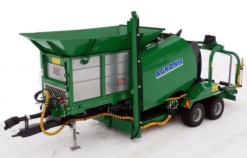 Round baler - MR 820,MR 1210 - AGRONIC OY - fixed chamber / with bale ...