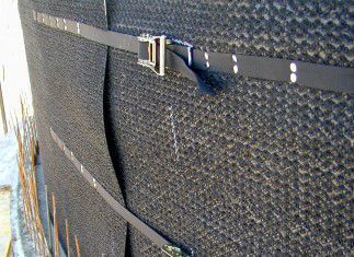 Silo protective cover - AGROTEL GmbH - for reservoirs / for wall