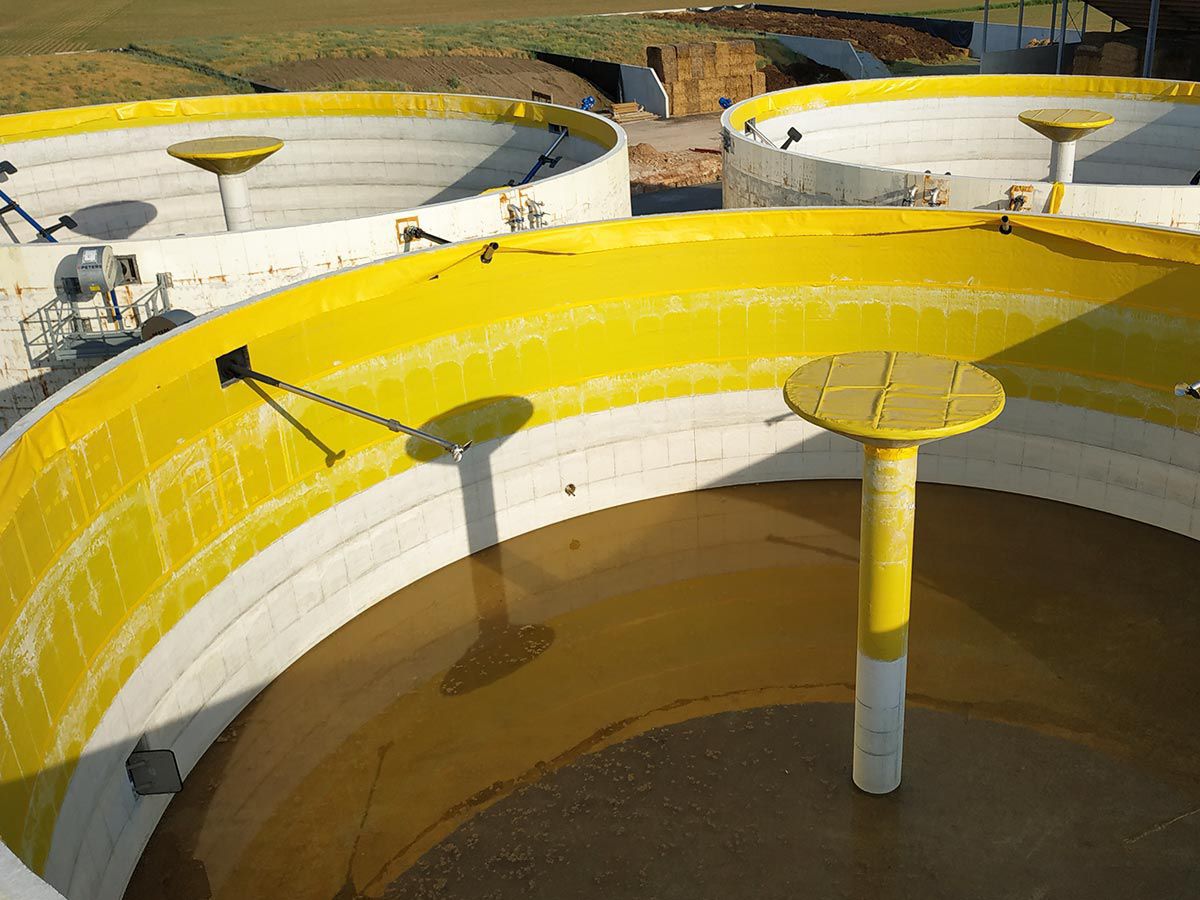 Slurry protective cover - AGROTEL GmbH - for septic tanks / for ...