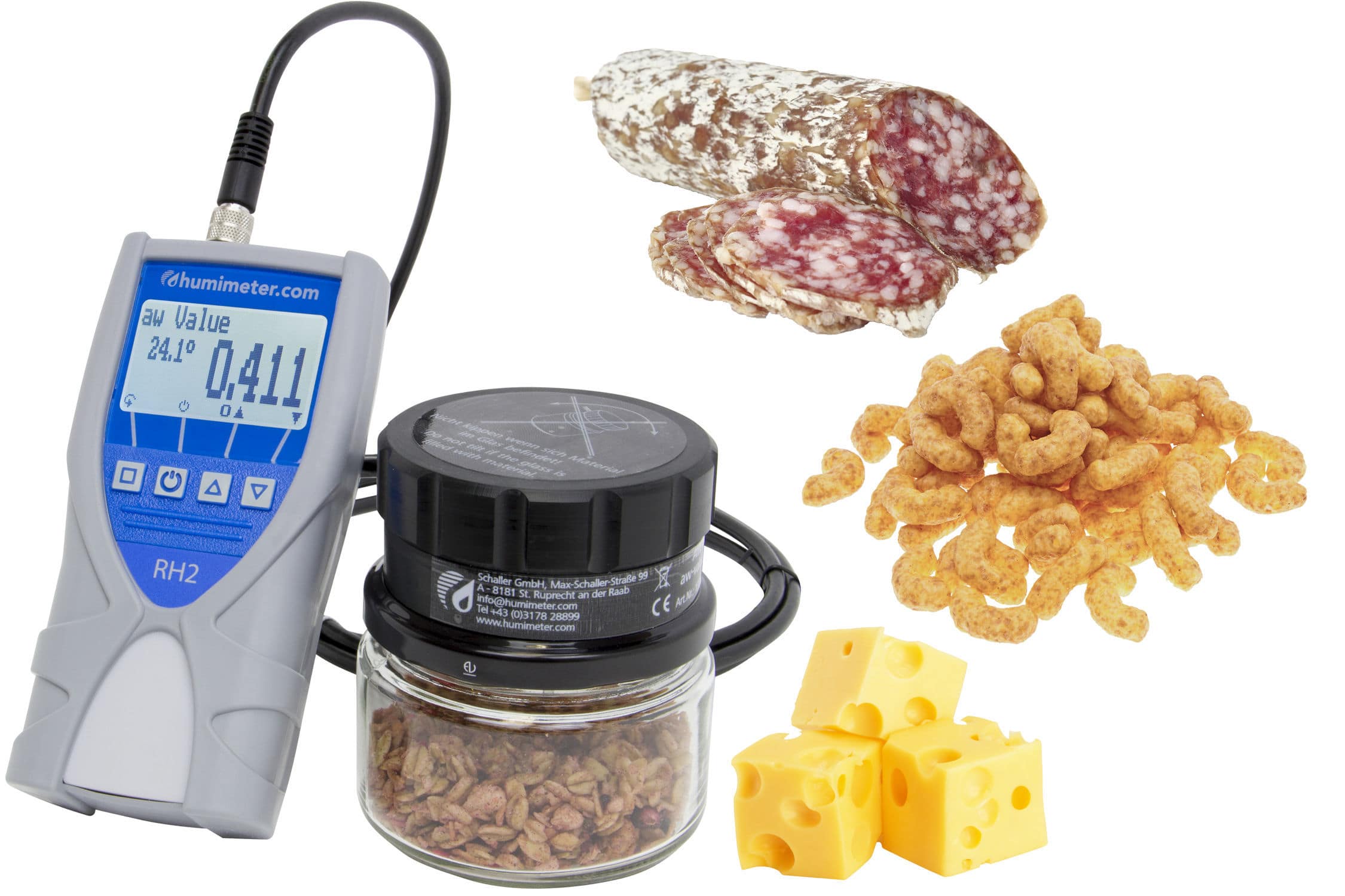 Water activity analyzer - RH2 - SCHALLER GmbH - portable / with data ...