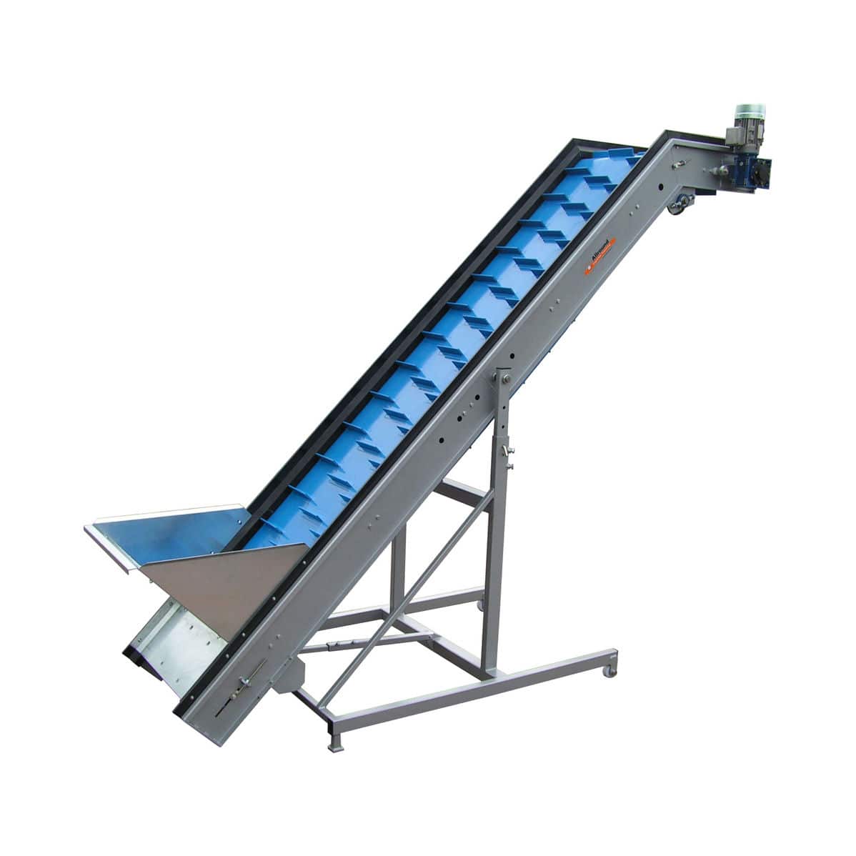 Potato elevator - Swan neck - Allround Vegetable Processing B.V. - belt ...