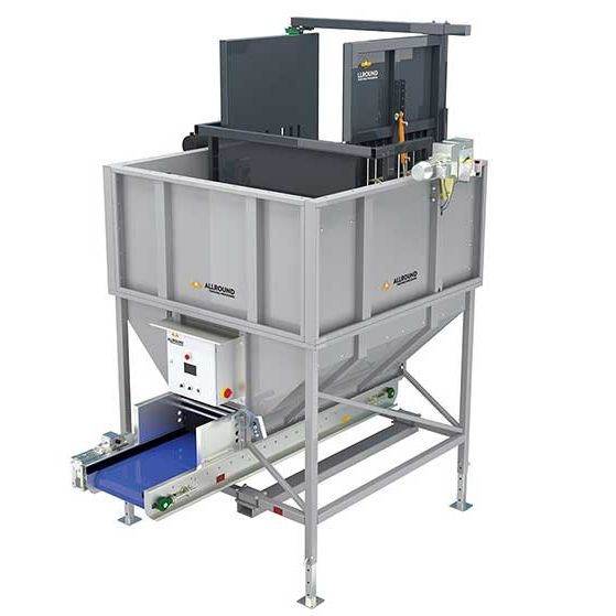 Potato receiving hopper - SHB 180-7 - Allround Vegetable Processing B.V ...