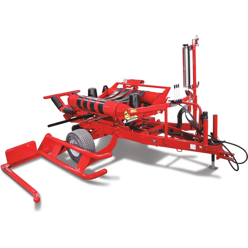 Individual bale wrapper - RB580 - Anderson Group Co. - round ...