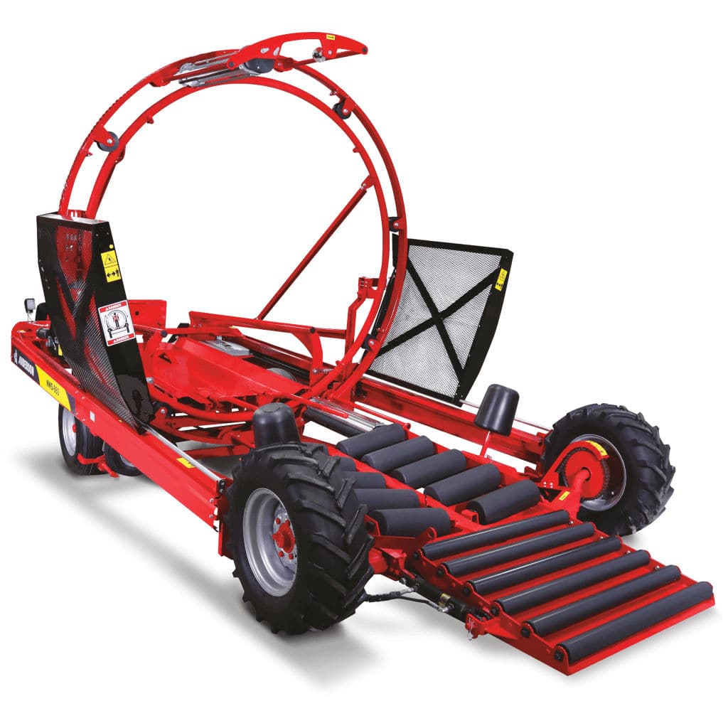 In-line bale wrapper - NWS660 - Anderson Group Co. - square / round ...