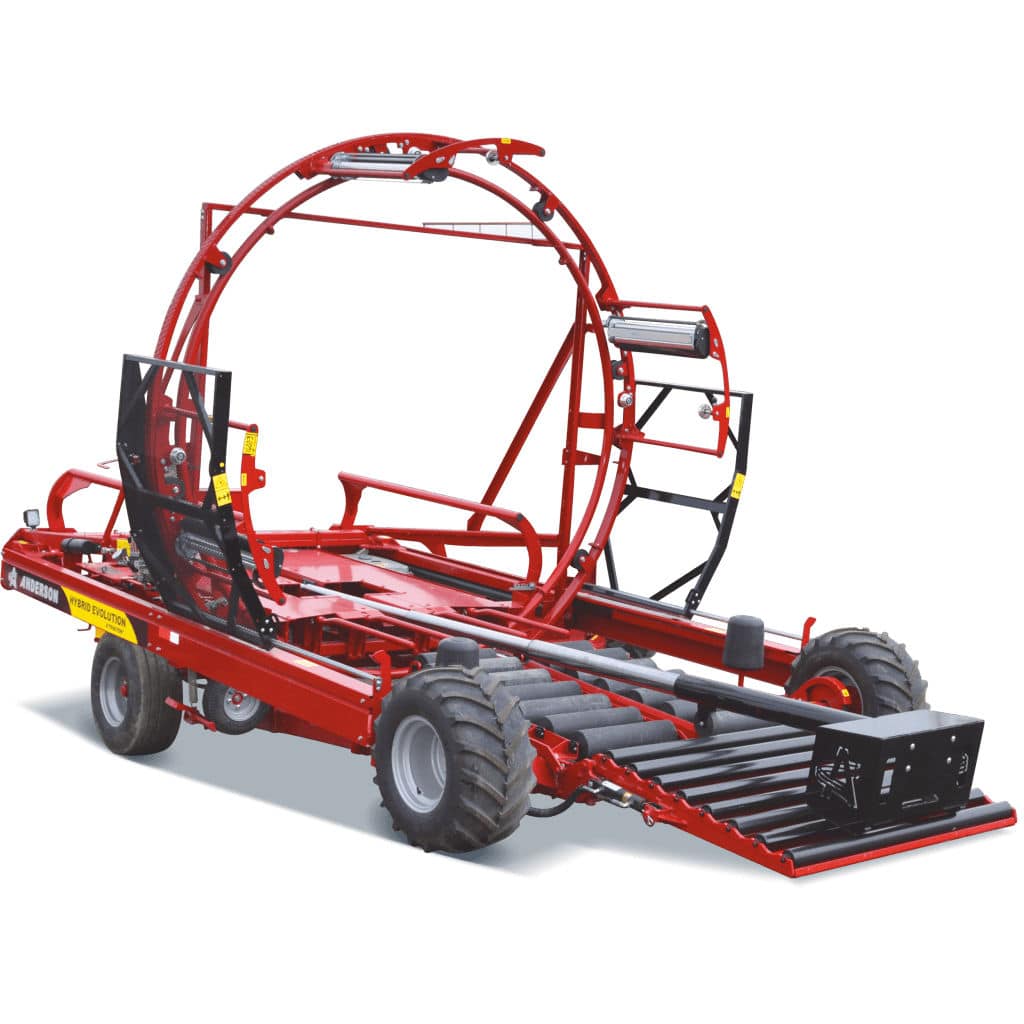 In-line bale wrapper - EVOLUTION - Anderson Group Co. - square / round ...