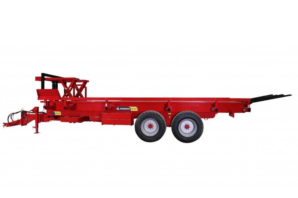 Square bale loader - TSR3450 - Anderson Group Co. - trailed / self ...