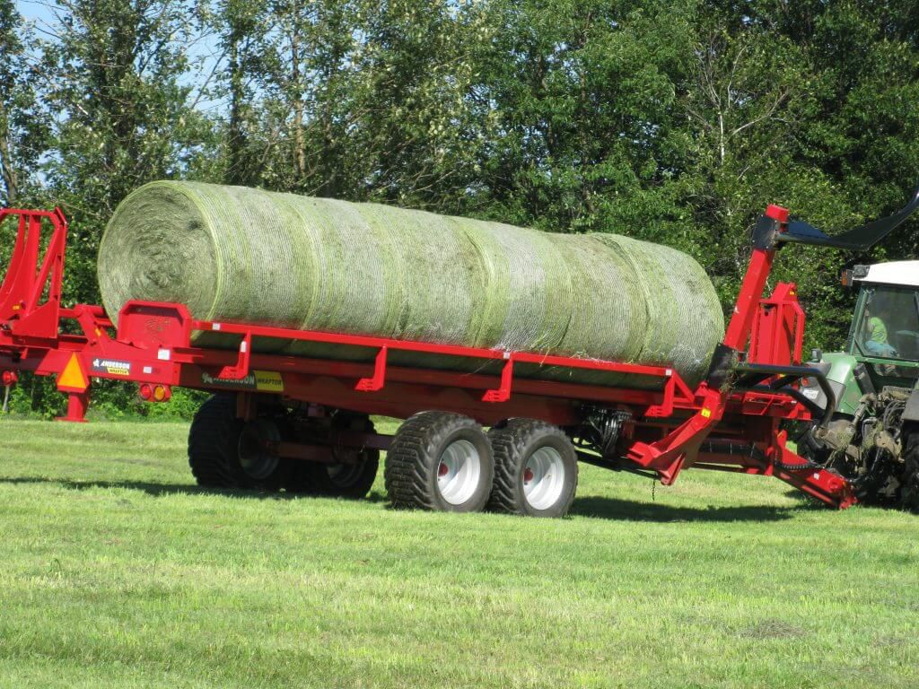 Silage tube baler - Wraptor - Anderson Group Co.
