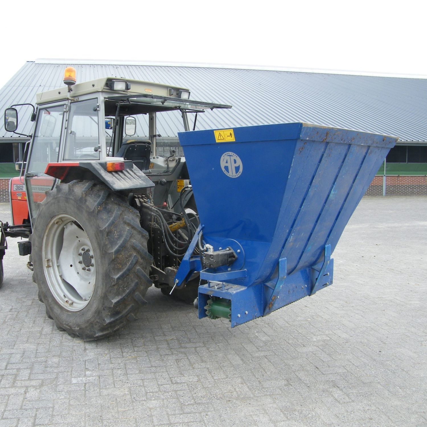 Cubicle bedder - AS series - AP Machinebouw B.V. - with distributor