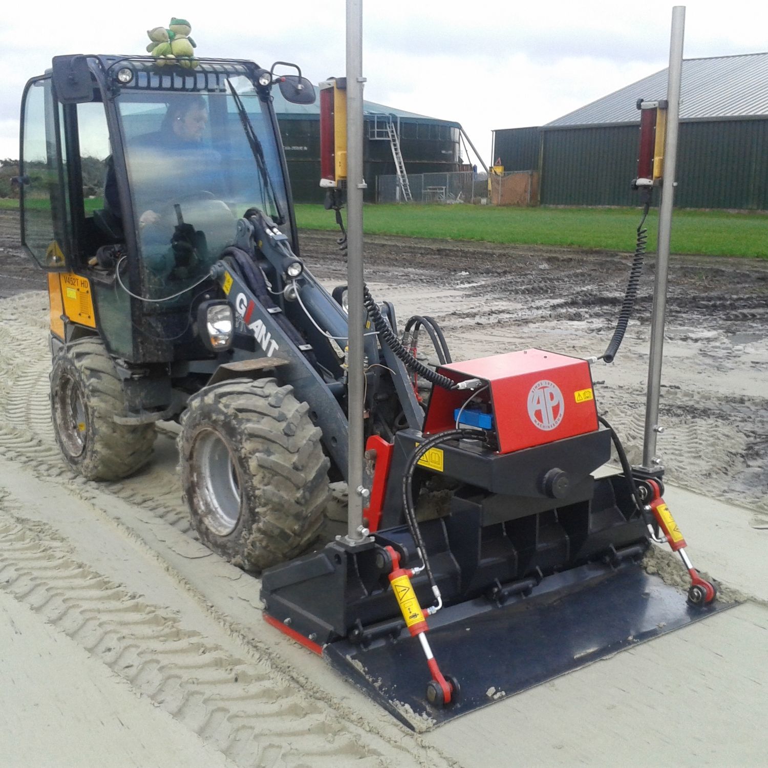 Field preparation leveler - BLE series - AP Machinebouw B.V. - for roads