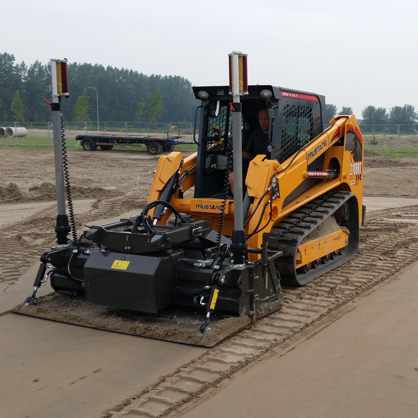 Field preparation leveler - PP series - AP Machinebouw B.V. - for roads ...