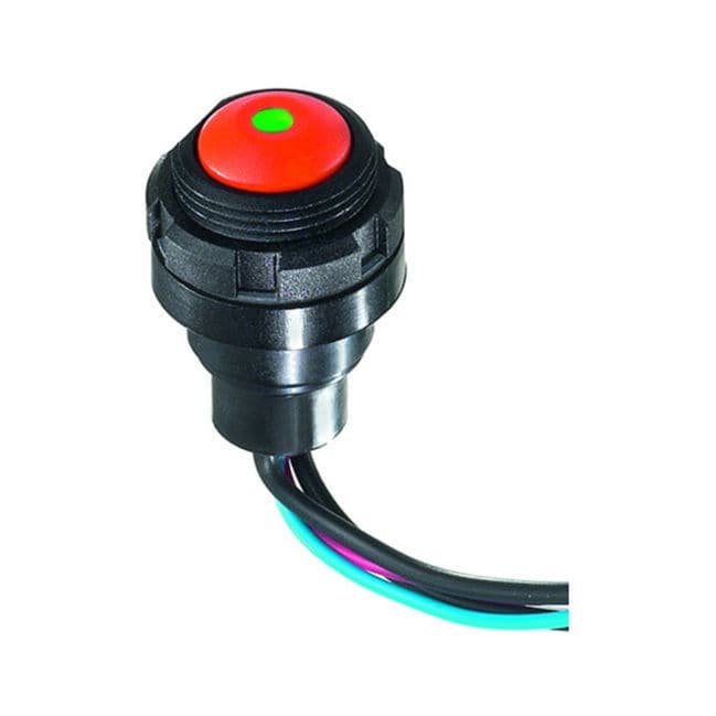 Push-button switch - IZPP1F422L0Y - APEM GmbH - IP67 / with LED