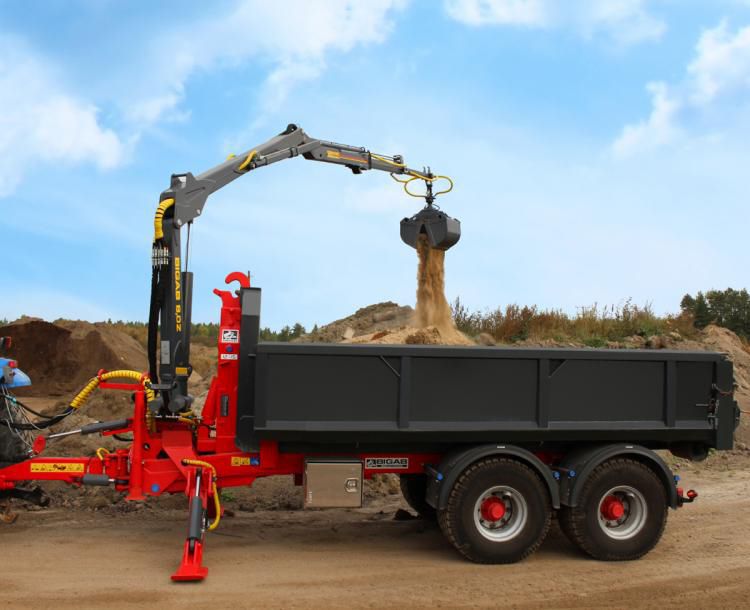 Hook lift trailer - BIGAB 12-15 - AS FORS MW - tipping / 2-axle ...