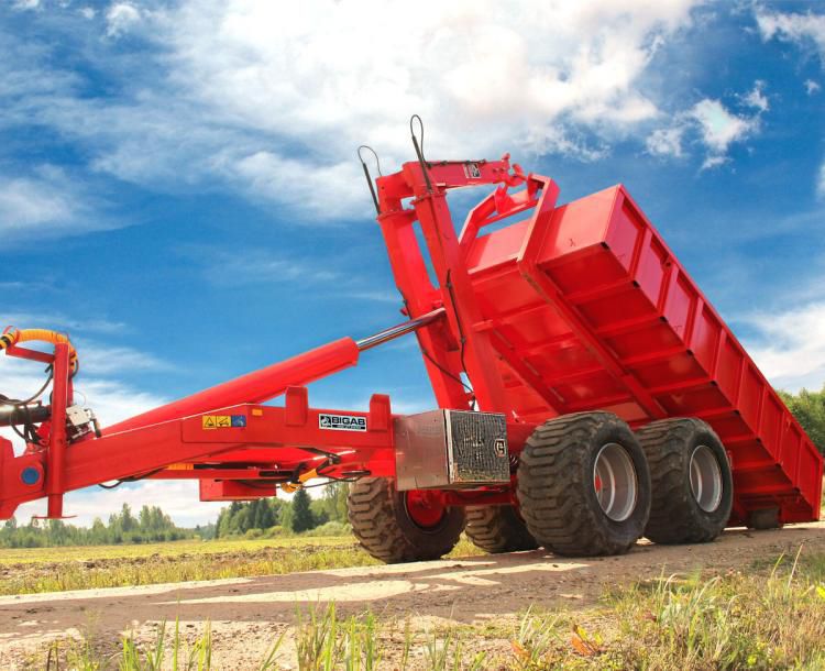 Hook lift trailer - BIGAB 15-19T - AS FORS MW - tipping / 2-axle ...
