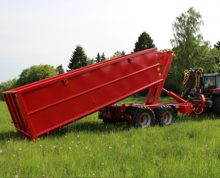 Hook lift trailer - BIGAB 17-20 - AS FORS MW - 2-axle / agricultural ...