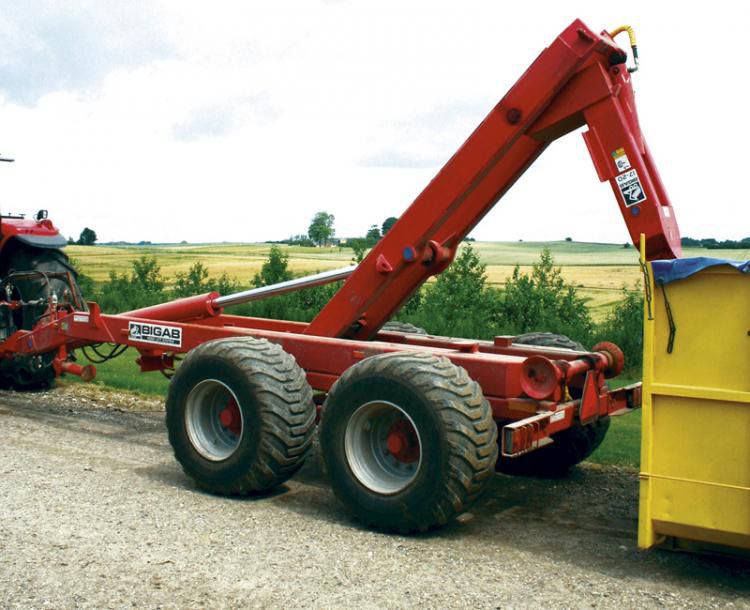 Hook lift trailer - BIGAB 17-20 - AS FORS MW - 2-axle / agricultural ...