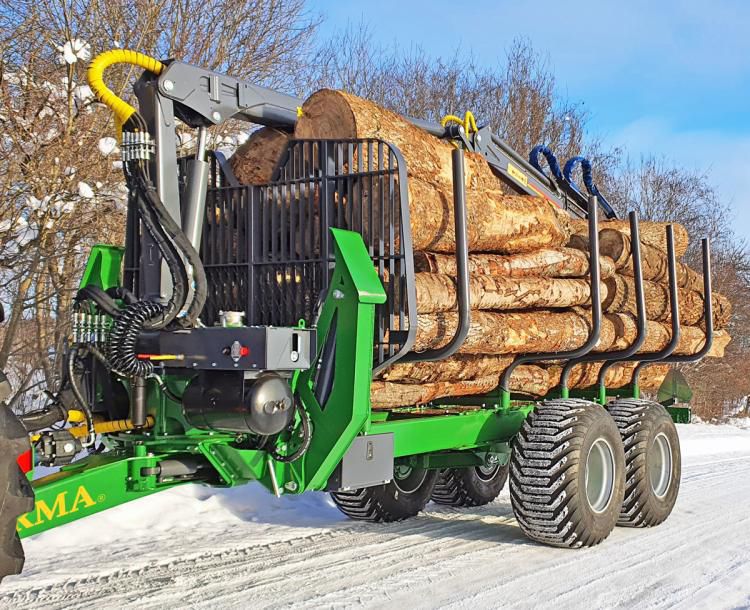 Loader wagon - T17 - AS FORS MW - 2-axle / agricultural / forestry