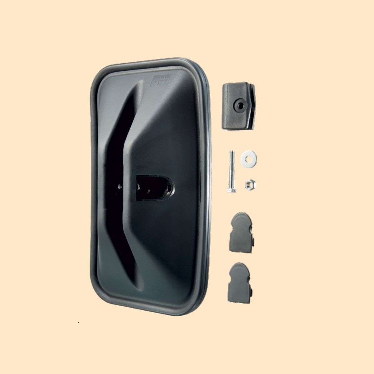 Safety rear mirror - M0613CE - Ashtree Vision & Safety Ltd. - flat ...