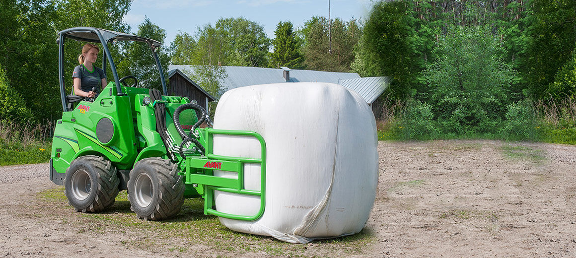 Round bale grab - A21166 - Avant Tecno Oy