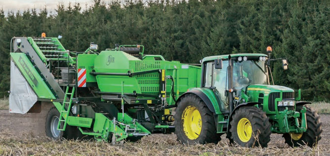 Potato harvester machine - Spirit 6100 - AVR bvba - towed / 2-row