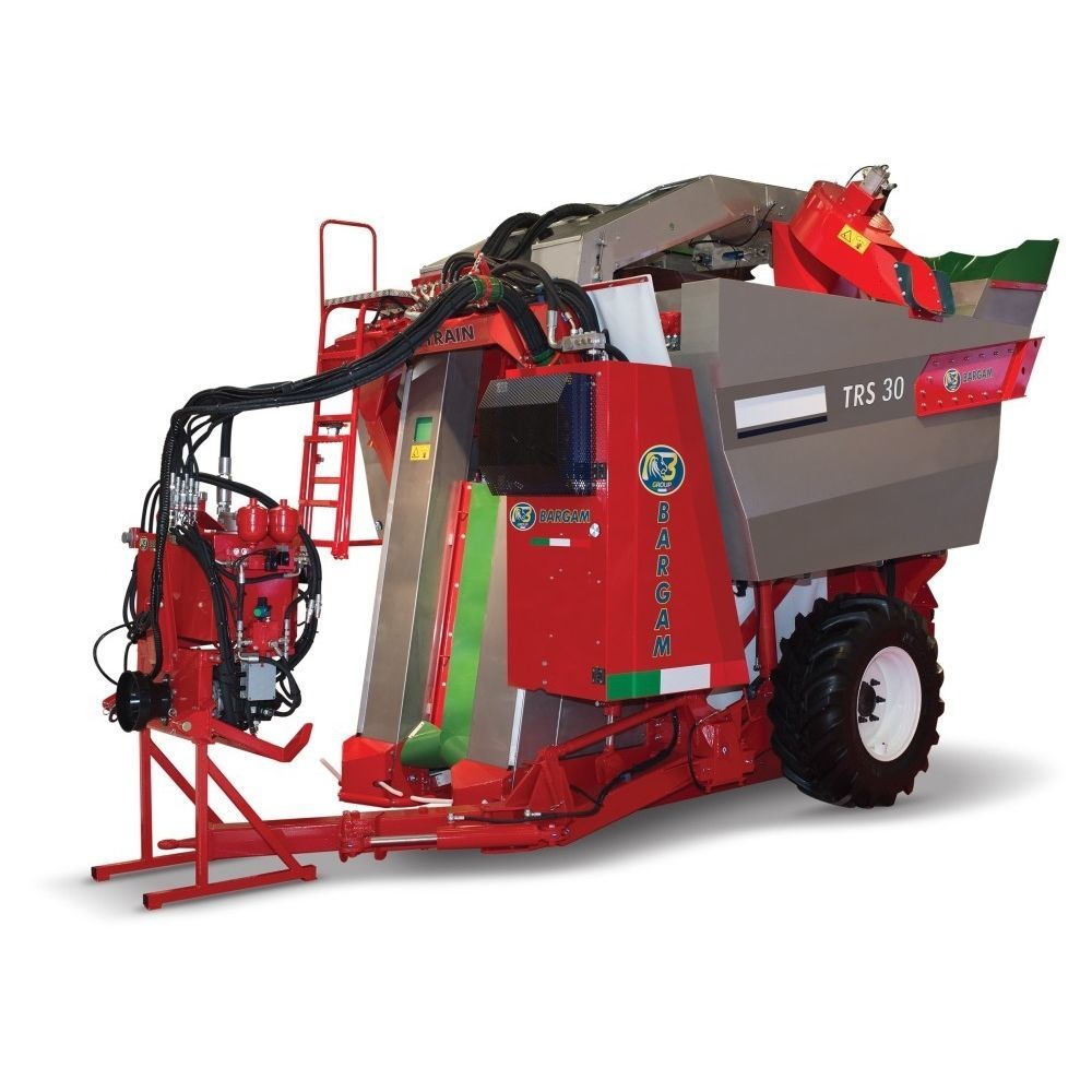 Towed grape harvesting machine - V-TRAIN TRS 30 - BARGAM SPA - with bow ...