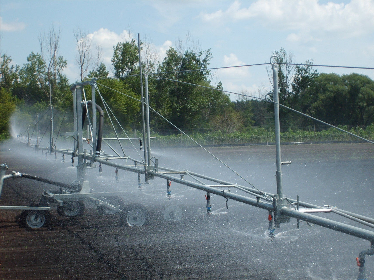 Hose-fed irrigation boom - AS series - BAUER Ges.m.b.H. Röhren- und ...