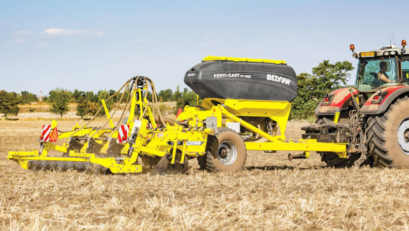 Hopper seed drill - FERTI-CART FC - BEDNAR FMT s.r.o. - towed / with ...