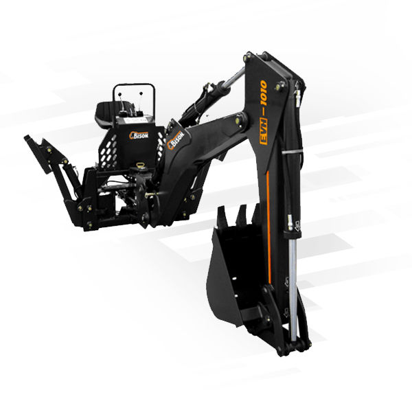 Tractor backhoe - EVH-1010 - Bison - hydraulic